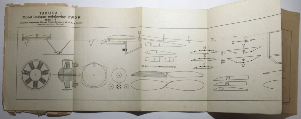 RWD 6, Plany modelarskie 1938 MODEL ŻWIRKI, WIGURY - 14076587442 ...