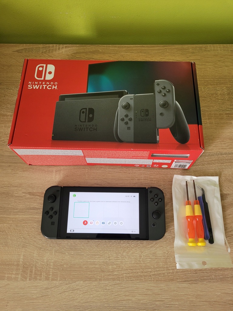Konsola Nintendo Switch V2 Szara Sama Konsola, pud - 13939959561 ...