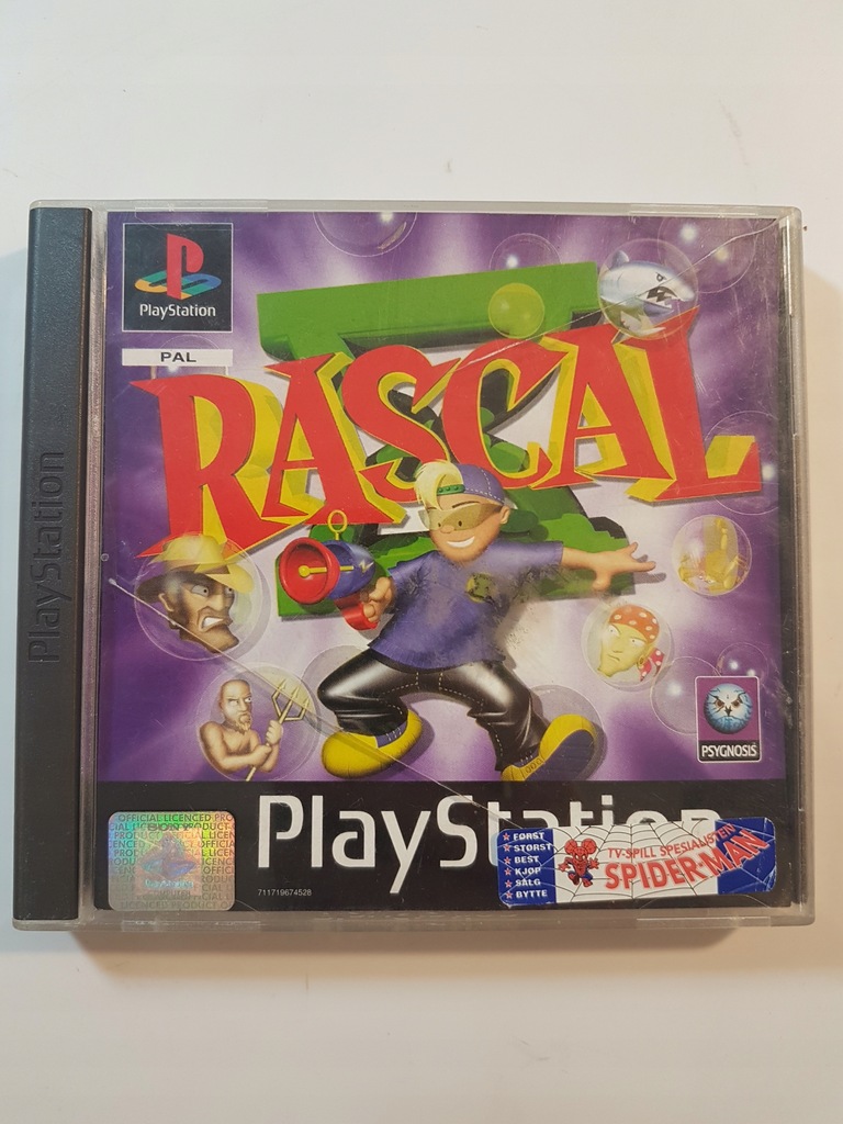 RASCAL / PSX PS1 / PLAYSTATION / KOMPLET Z KSIĄŻECZKĄ / - 15295211095 ...