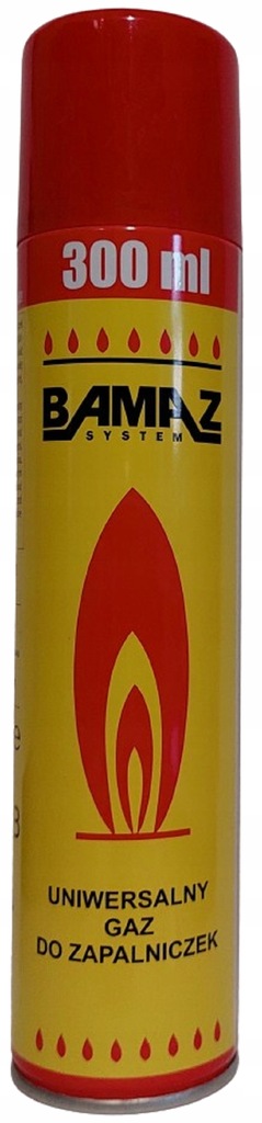 Gaz do zapalniczek zapalarek Bamaz 300ml. - 12090689786 - oficjalne ...