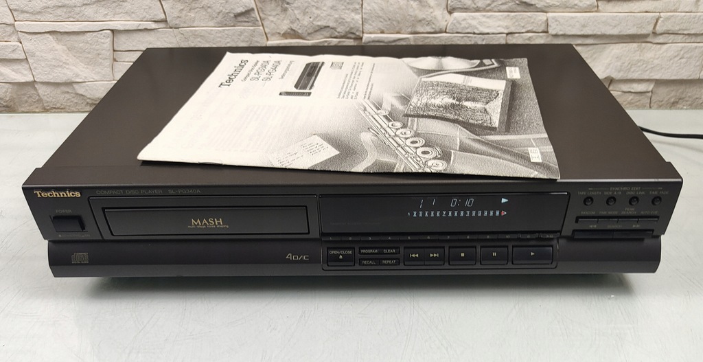 Technics SL-PG340A Odtwarzacz płyt CD - 12580268842 - oficjalne archiwum Allegro