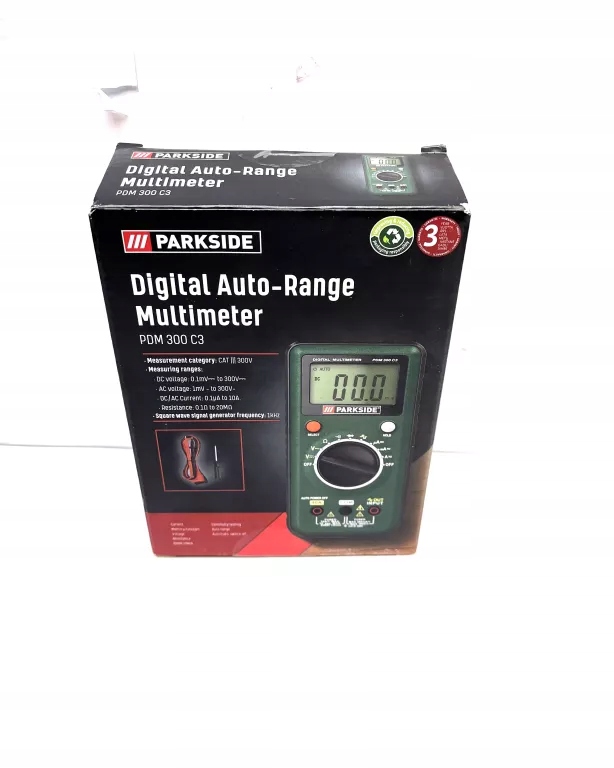 PARKSIDE MIERNIK CYFROWY 300 V PDM 300 C3 - 15064096832 - oficjalne archiwum Allegro