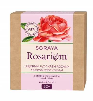 Soraya Rosarium 50+ Ujędrniający krem różany 50ml - 12738074796 - oficjalne archiwum Allegro
