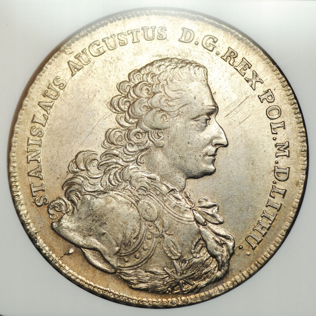 rl Talar 1766 Poniatowski - zbrojarz - piękny - NGC AU58 - 14812070329 ...