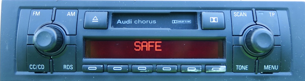 RADIO KASETOWE CHORUS AUDI A3 8P 03-05 - 13341268859 - oficjalne archiwum Allegro