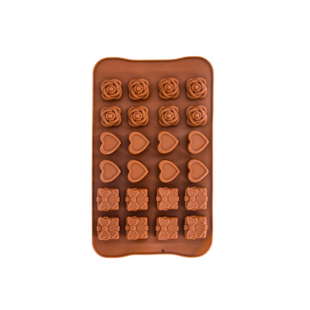 Forma foremka silikonowa do wosku kwiaty serca - 12613805802 ...