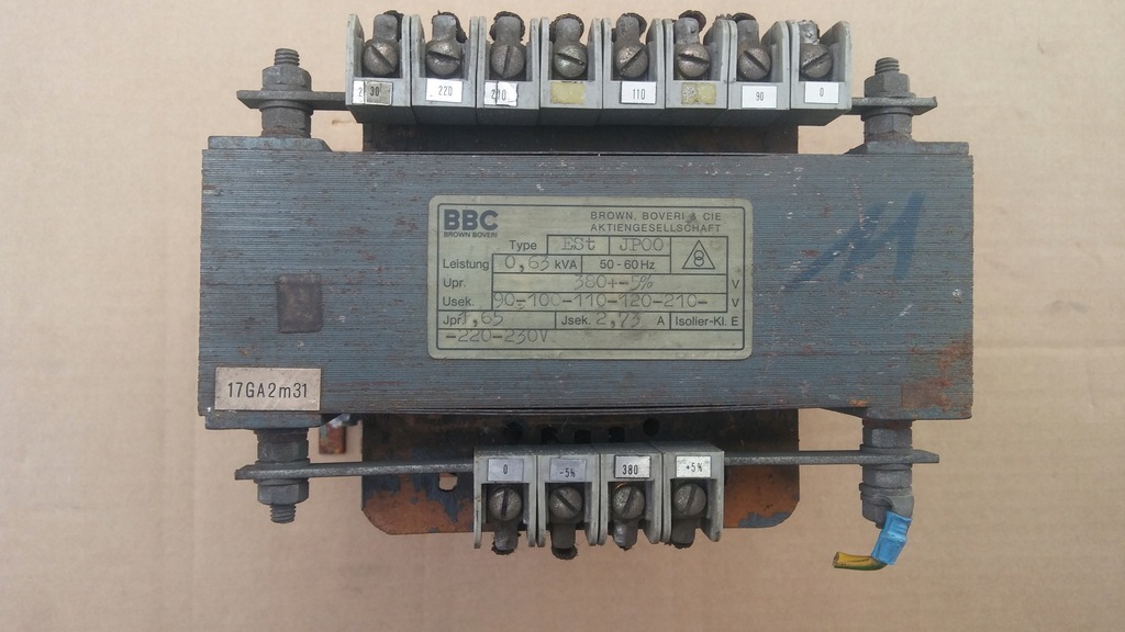 Transformator 380V 90/100/100/120/210/220/230V - 9706211943 - oficjalne archiwum Allegro