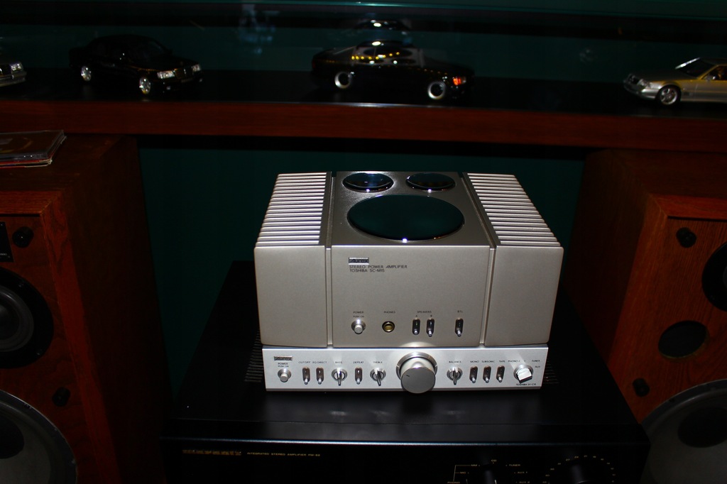 Toshiba Aurex SC-M15 + SY-C15 Końcówka Mocy preamp - 12129247503 - oficjalne archiwum Allegro