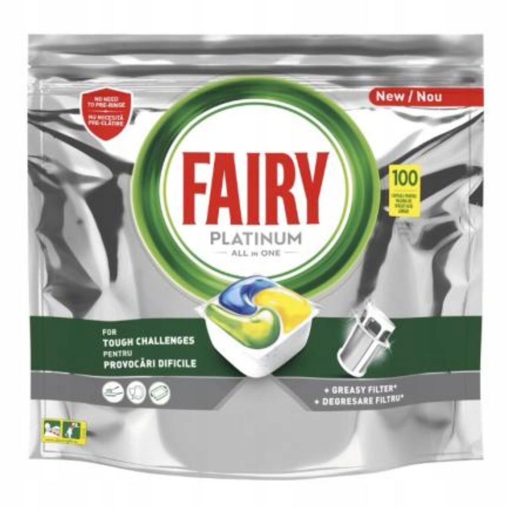 Fairy platinum all in one tab. do zmywarki 100szt - 14061391298 ...