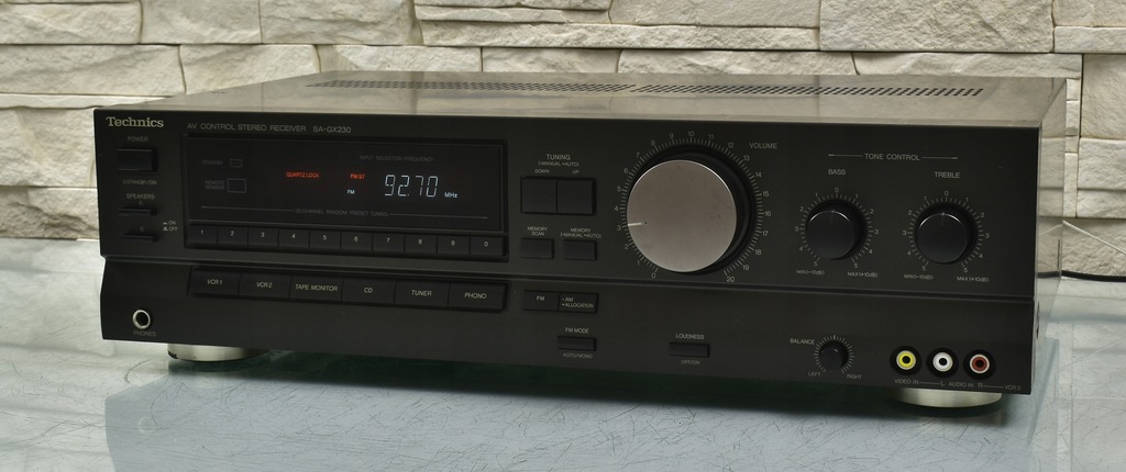 TECHNICS SA-GX230 Amplituner stereo - 12580246041 - oficjalne archiwum Allegro