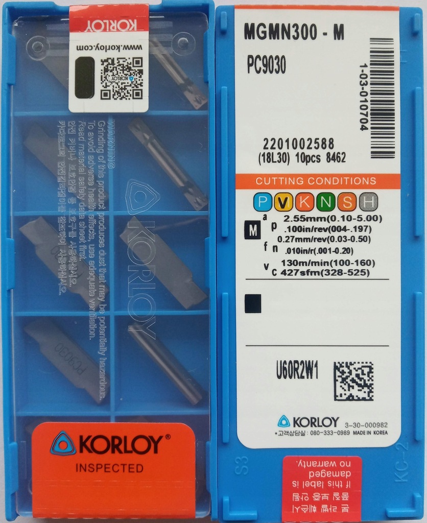 MGMN 300 PC9030 Korloy płytki przecinak - 13143135726 - oficjalne ...