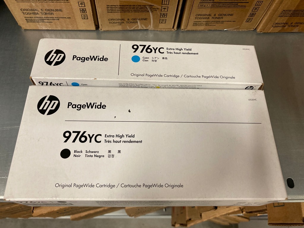 Tusz HP 976YC Cyan L0S29YC Oryginał do P55250DW - 11277256259 ...