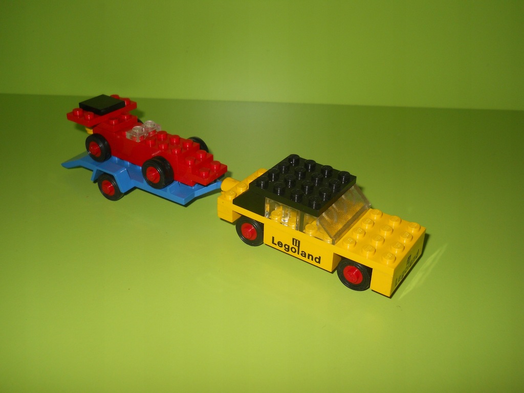 kolekcjonerskie lego 650-1 auto z przyczepą 1972 - 7888219775 ...