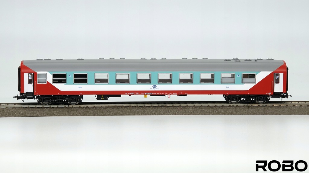 Wagon BAR 113A, PKP "Papuga" Warszawa Grochów H0 Robo 260711 z oświetleniem - 15096485426 ...