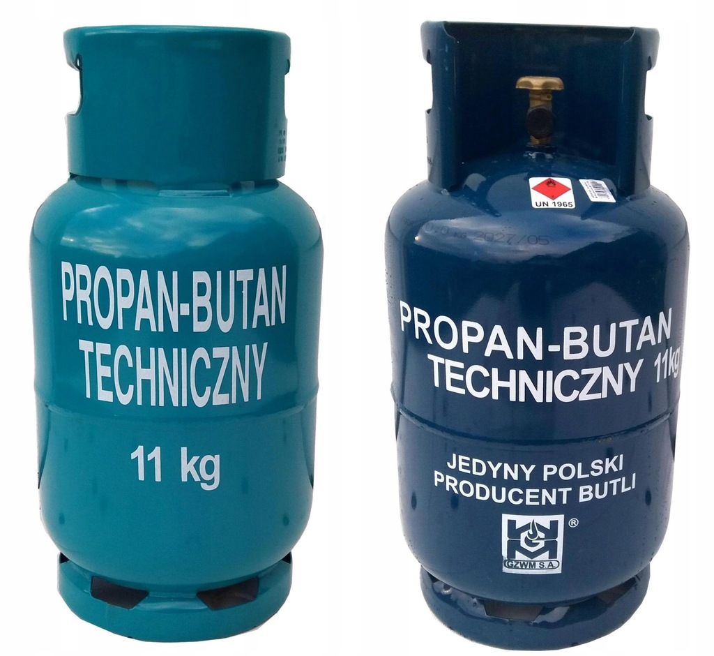 BUTLA NA GAZ PROPAN BUTAN 11KG NOWA - 9238665173 - oficjalne archiwum Allegro