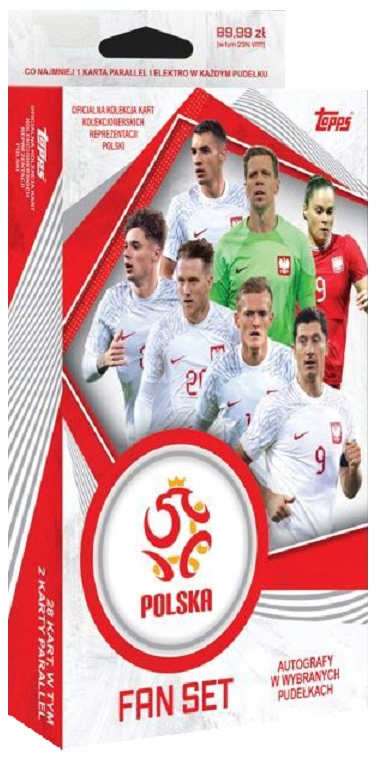 Polska Fan Set 2024 Możliwy Prawdziwy Autograf Karty Piłkarskie Topps ...