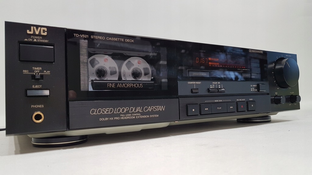 MAGNETOFON JVC TD-V521 / 2 WAŁKI / 2 GŁOWICE / CD DIRECT AUDIOSHOCK - 16615267742 - oficjalne ...