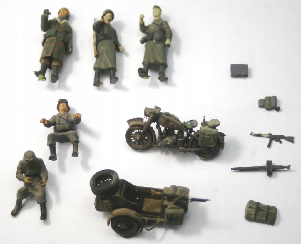 BMW R14 z koszem Wehrmacht piechota DIORAMA 1:35 - 9213431414 ...