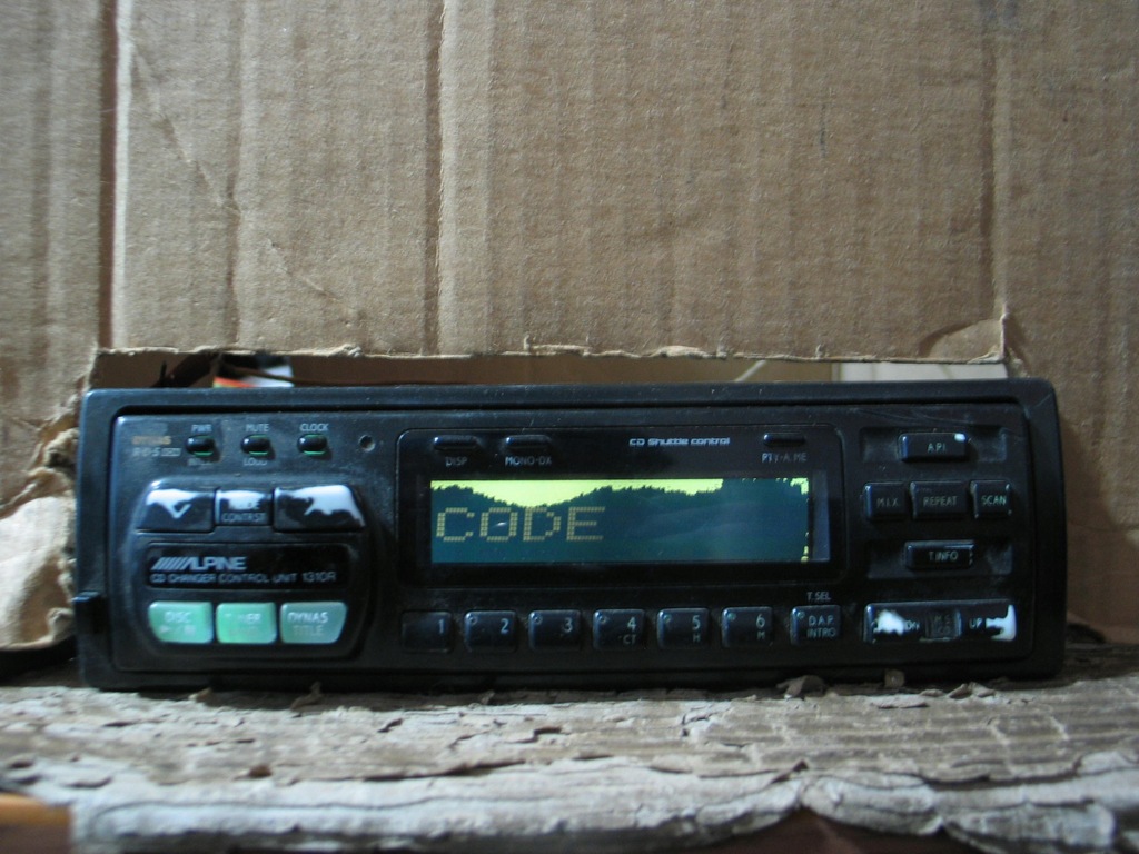 radio tuner alpine 1310r unikat zabytek klasyk - 12983375075 ...