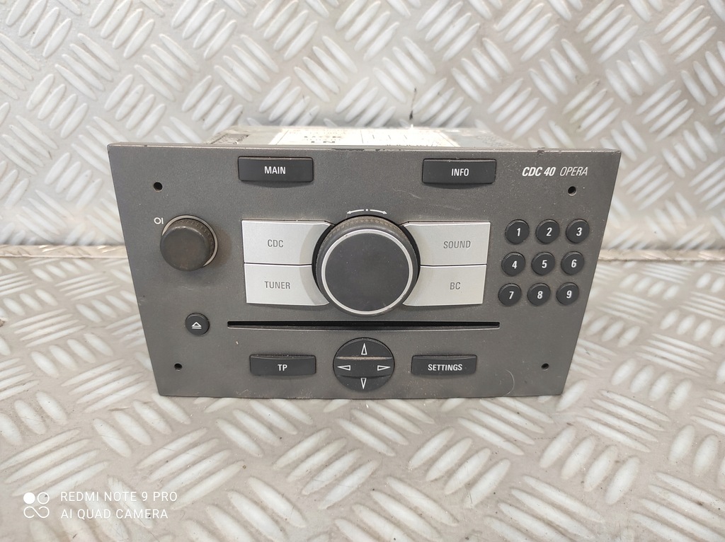 RADIO FABRYCZNE CDC 40 OPERA OPEL VECTRA C OPEL SIGNUM - 14439078562 ...