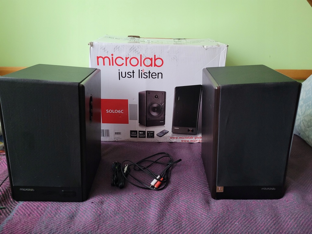 Zestaw głośników 2.0 Microlab Solo 6C 100 W OKAZJA - 12293125226 - oficjalne archiwum Allegro