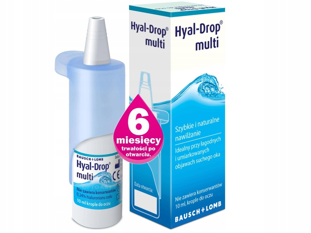 Купить Hyal-Drop Multi 10мл увлажняющие капли для глаз: отзывы, фото и ...