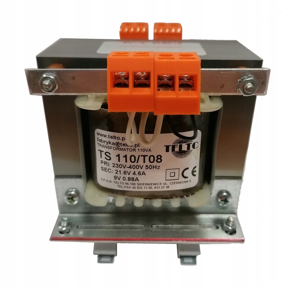 Transformator sieciowy TS110/T08 230-400V 21,6V 9V - 9628902591 - oficjalne archiwum Allegro