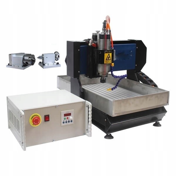 Frezarka CNC 3040 2.2kW 4D stalowa konstrukcja - 10824254612 - oficjalne archiwum Allegro