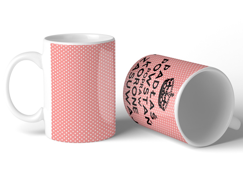 KUBEK PADŁAŚ POWSTAŃ POPRAW KORONĘ ZASUWAJ 330ml - 7015452783 - oficjalne archiwum Allegro