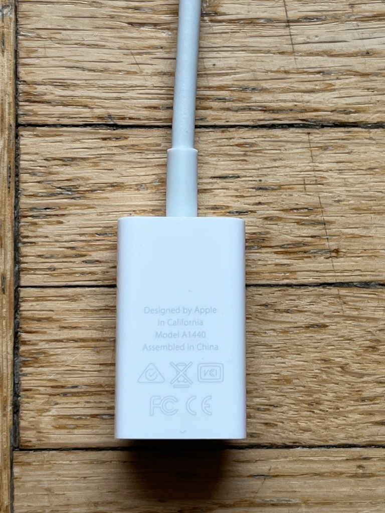 Adapter USB Apple A1440 MD821ZM/A ORYGINALNY - 12252213760 - oficjalne archiwum Allegro