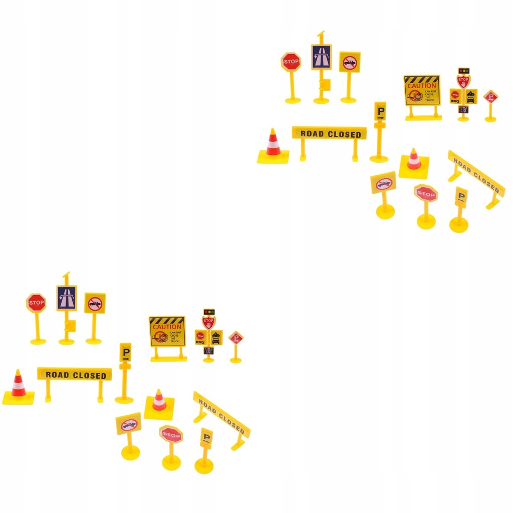ROAD SIGNS CAKE TOPPER CONSTRUCTION BIRTHDAY - 14552443280 - oficjalne ...
