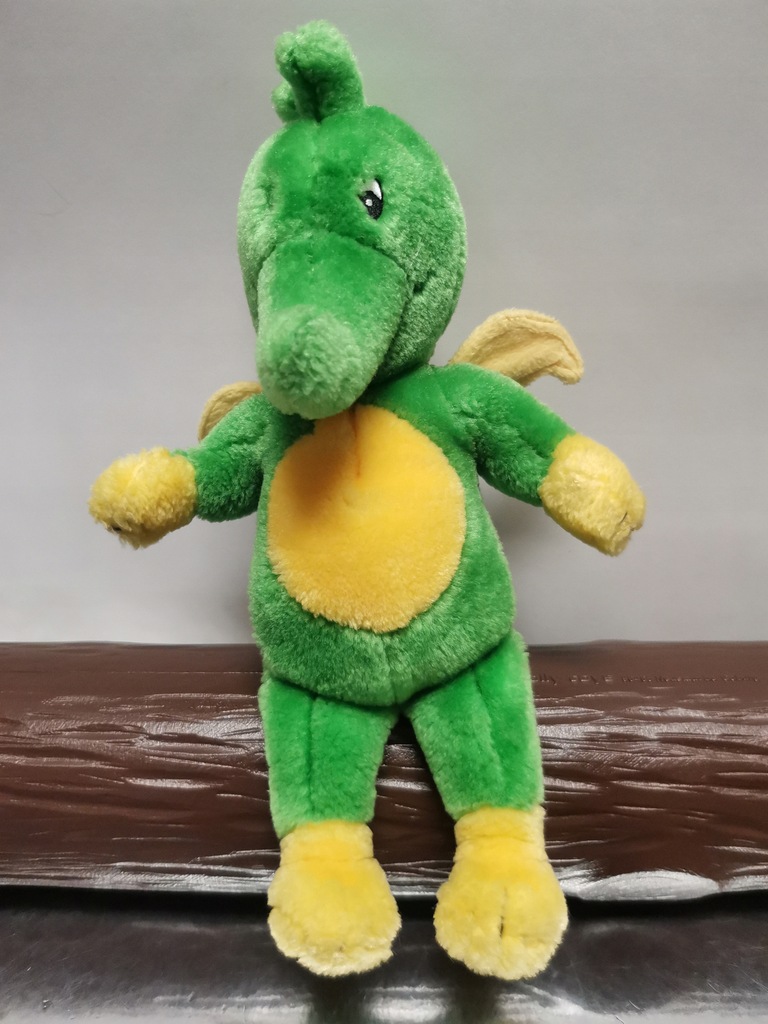 Zielony Smok Tabaluga maskotka z bajki pluszak 32c - 12033776040 ...