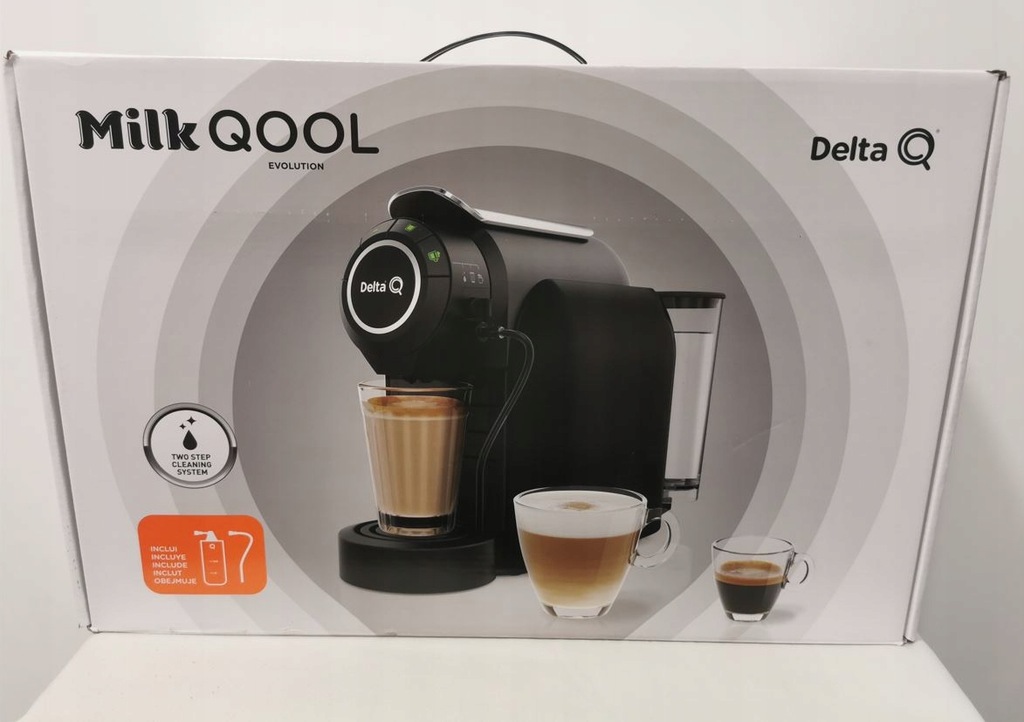 Ekspres do kawy Delta Q Milk QOOL ze spieniaczem - 12585538084 - oficjalne archiwum Allegro
