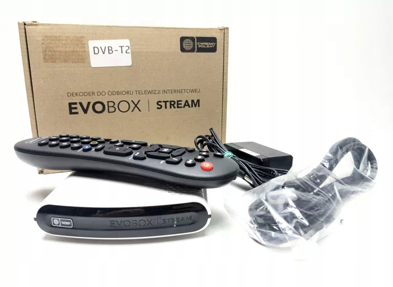 DEKODER EVOBOX STREAM KOMPLET - 13147528219 - oficjalne archiwum Allegro