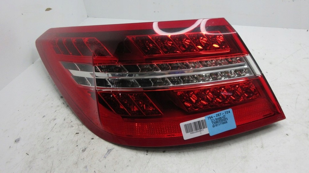 Mercedes w207 a2078200164 lampa lewa tył tylna - 13775163253 ...