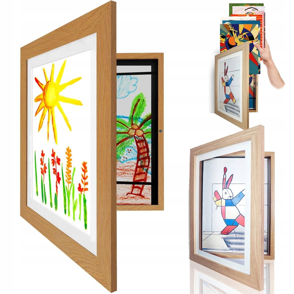 Ramki na rysunki Prac Plastycznych ramki dziecięcą - 13954838012 ...