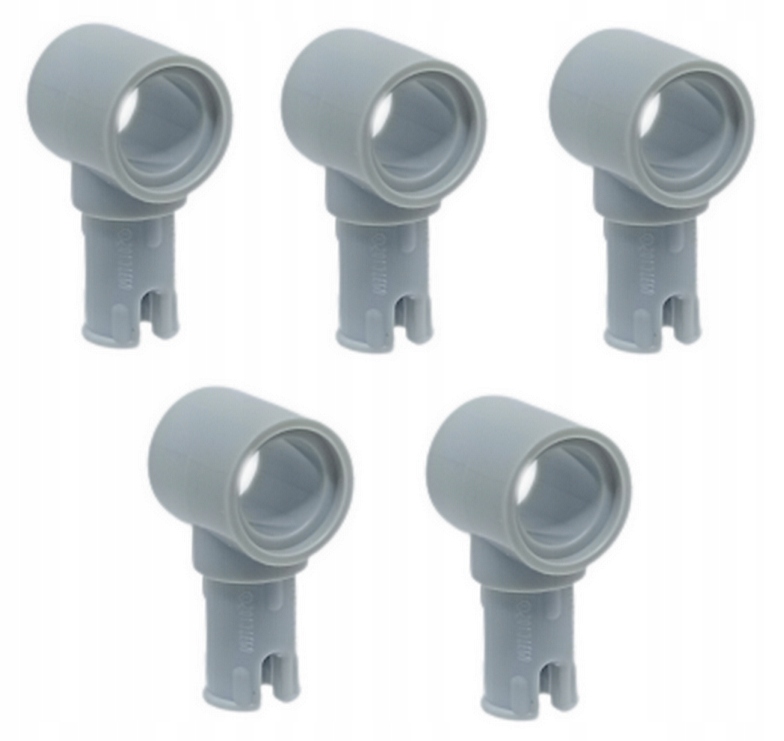 LEGO Pin z tulejką 6172538 6282142 15100 Technic jasny szary - 5 sztuk ...