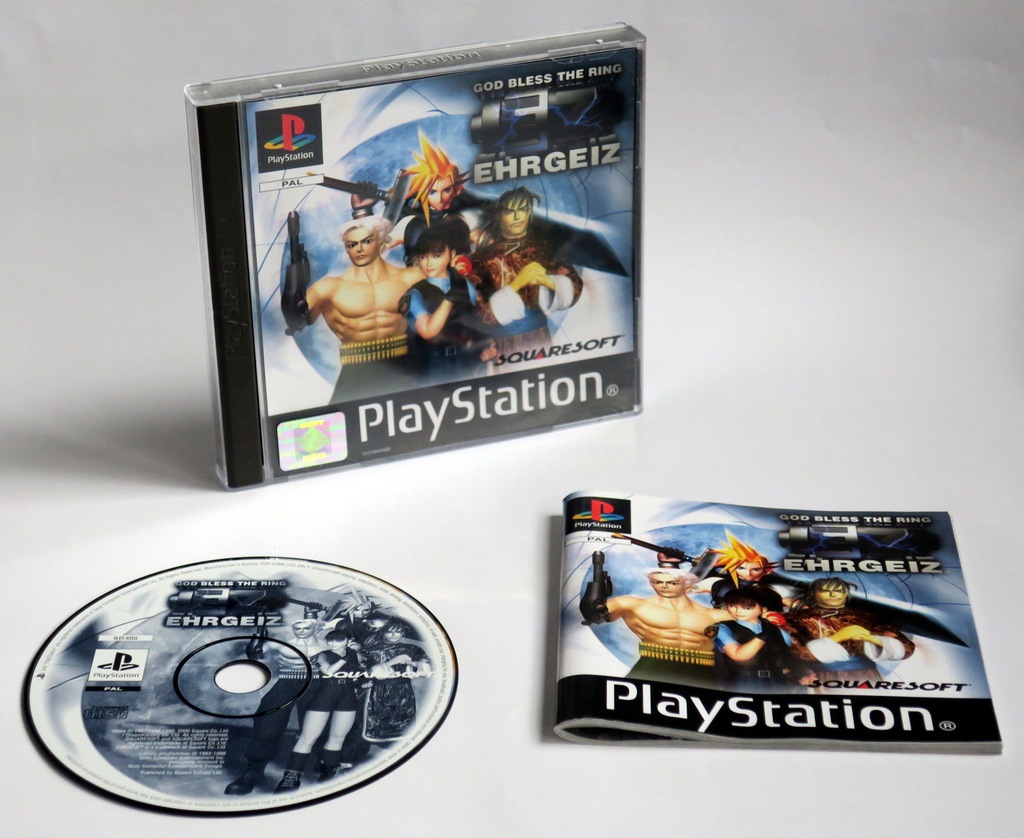 EHRGEIZ GOD BLESS THE RING PS1 PlayStation PSX - 7547421159 - oficjalne ...