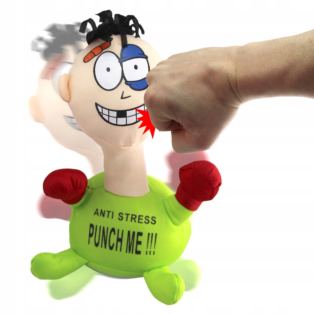 MASKOTKA PLUSZOWA PUNCH ME KRZYCZĄCA ZABAWKA BOKS - 11628246887 ...