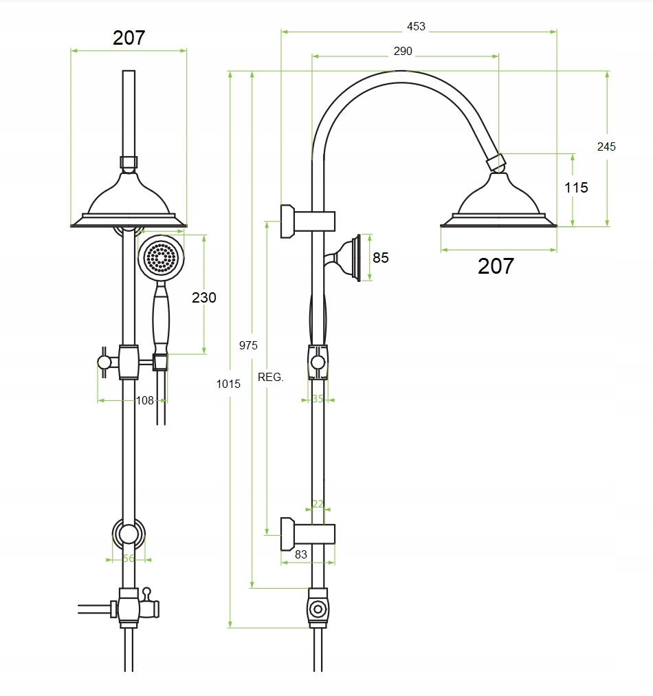 Купить РЕТРО Комплект для тропического душа + АККУМУЛЯТОР: отзывы, фото ...