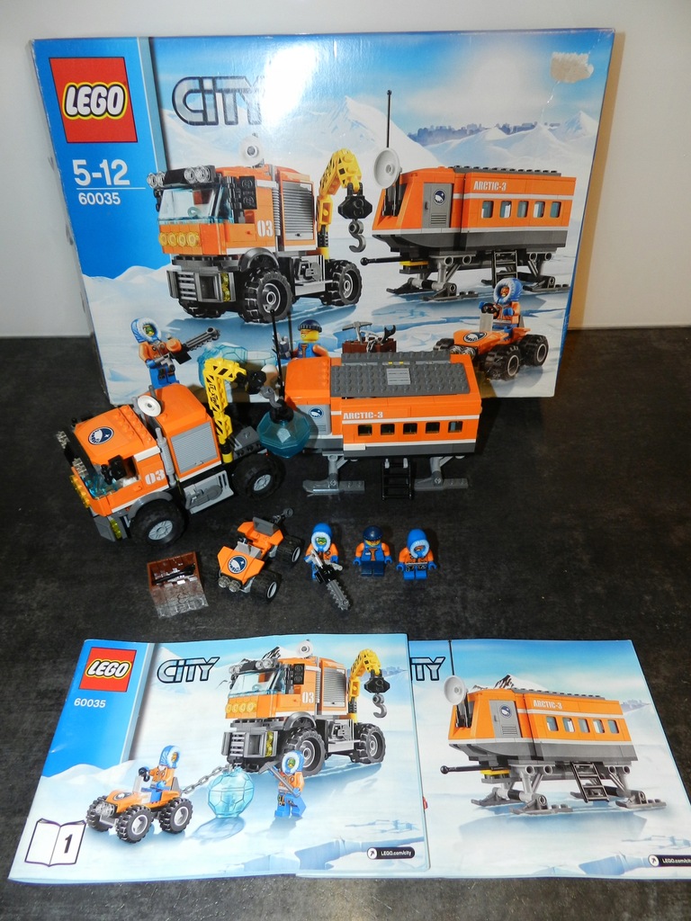 LEGO CITY 60035 Mobilna Jednostka Arktyczna *100% - 9750679908 ...