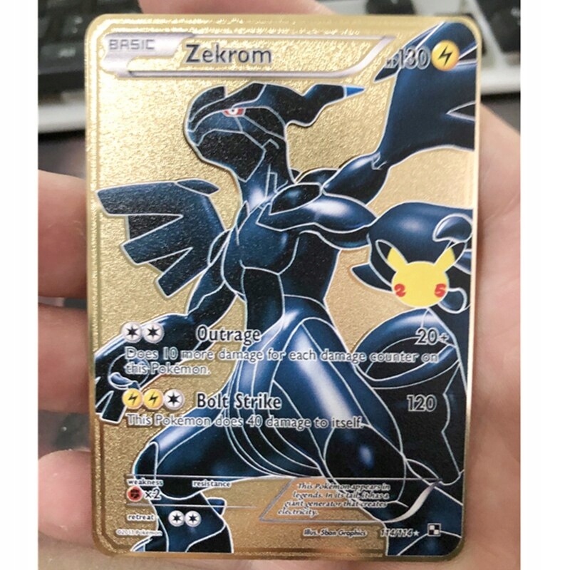 Pokemon 27 stylów nowy Mewtwo GX MEGA Vmax złota m - 12917084841 ...