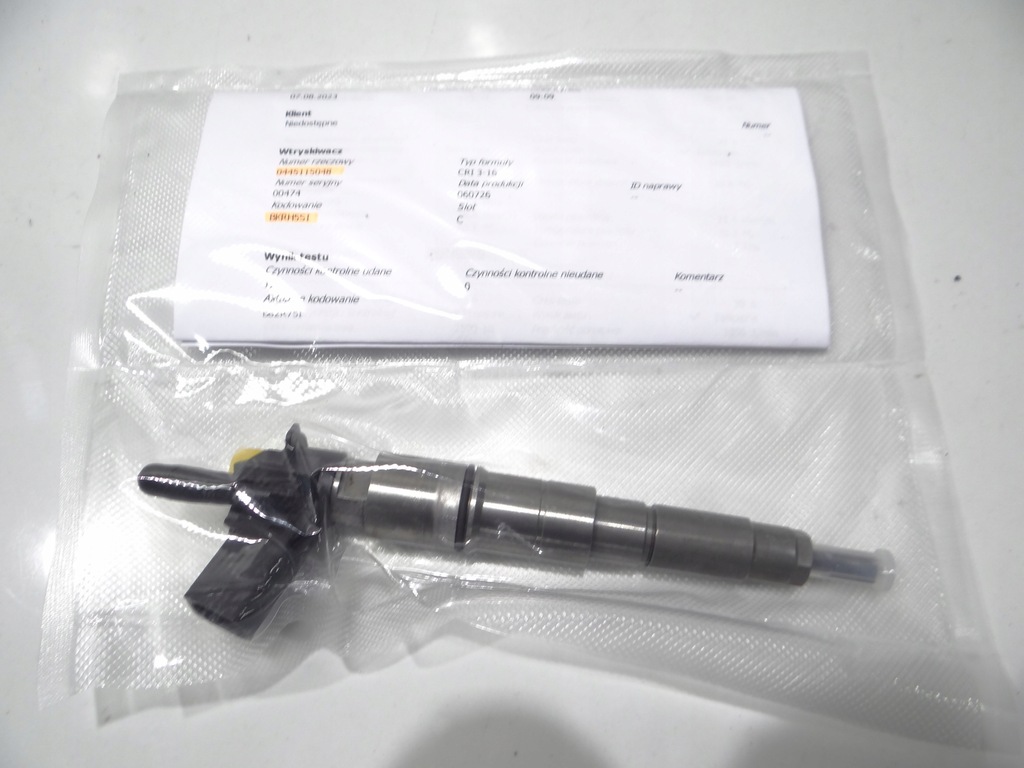 WTRYSKIWACZ BMW E60 3.0 D OE 0445115048 - 14157952320 - oficjalne ...