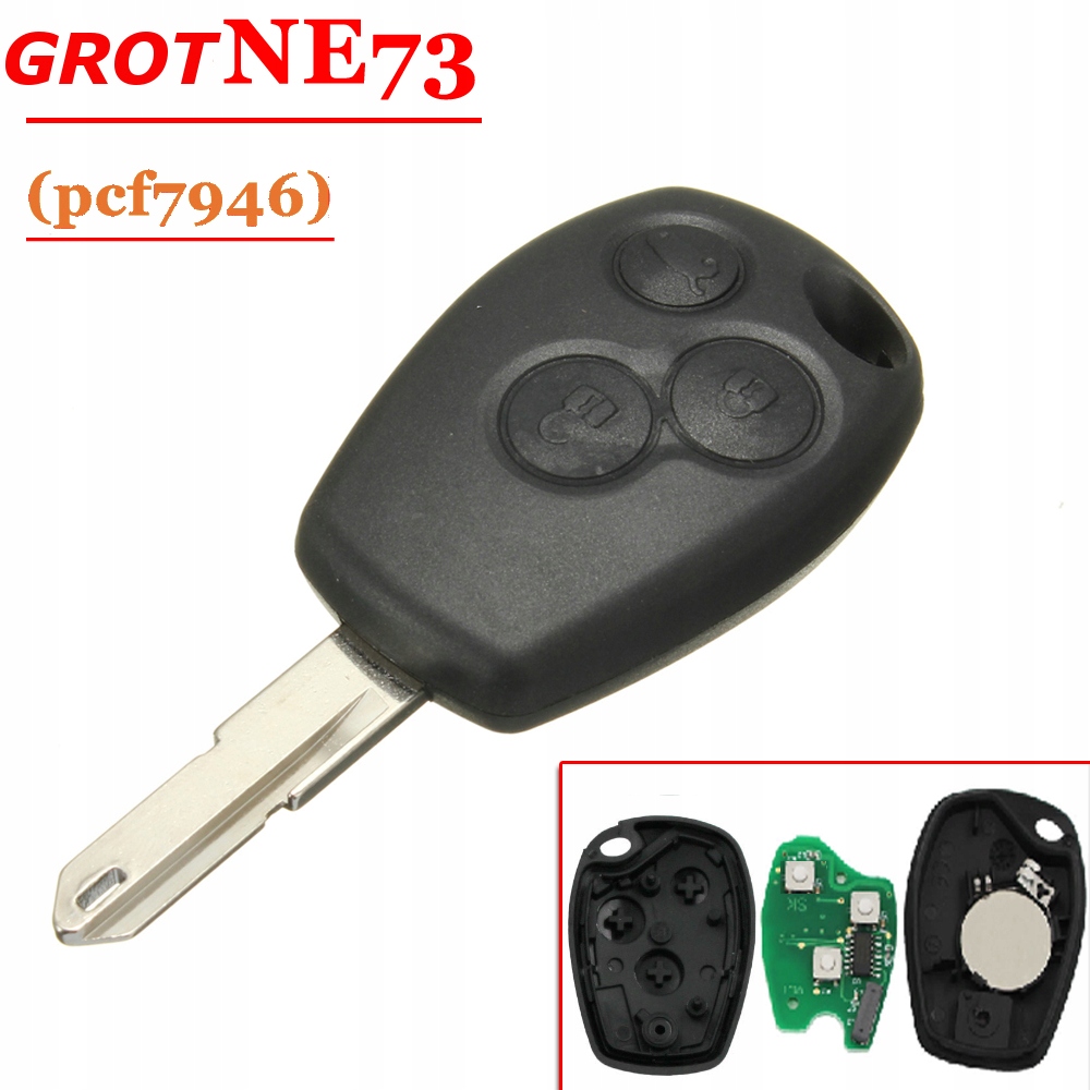 RENAULT CLIO III 3 KANGOO MASTER KLUCZYK PCF 7946 - 13919456745 ...