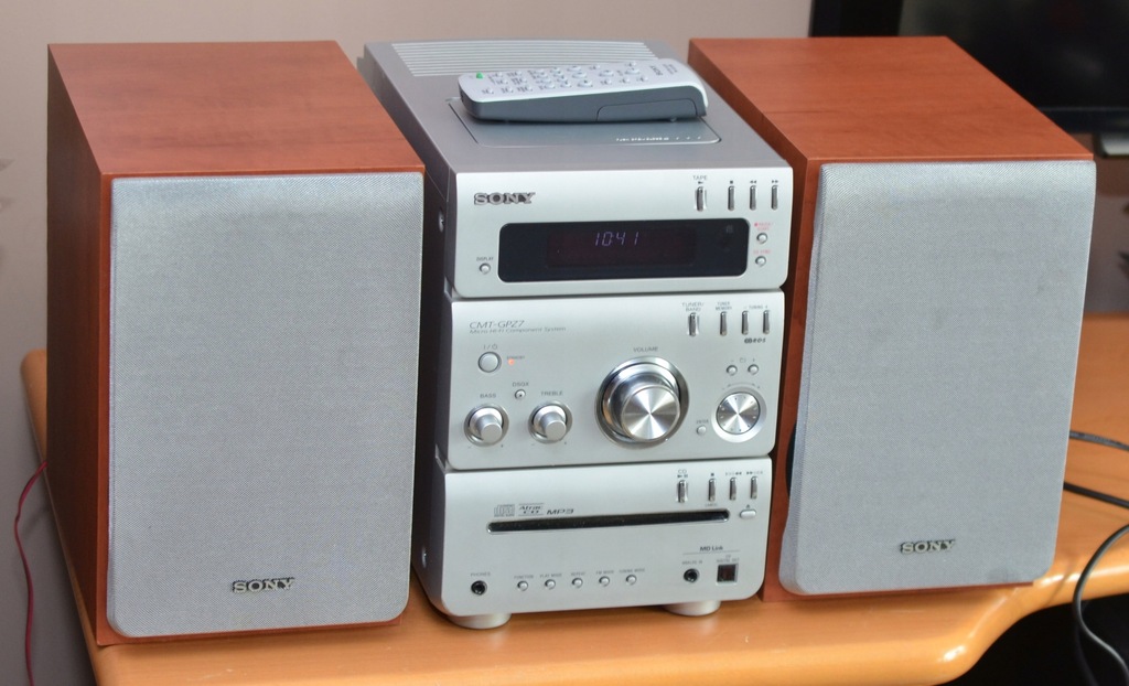 MINI WIEŻA SONY CMT-GPZ7 CD MP3 USB FM MAGNETOFON - 8549503033 ...