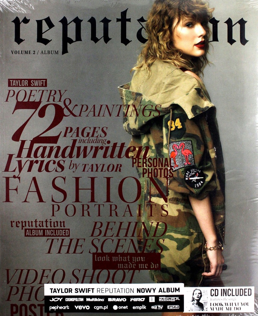 TAYLOR SWIFT: REPUTATION (SPECIAL EDITION 2) CD - 12723880721 ...