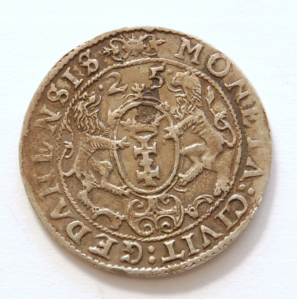Ort gdański 1625 Zygmunt III Waza bdb - 12665558131 - oficjalne ...