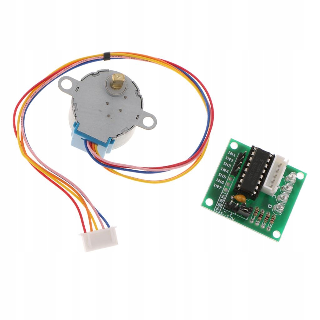 5 V stepper motor 28BYJ 48 with driver test module board ULN2003 5 ...