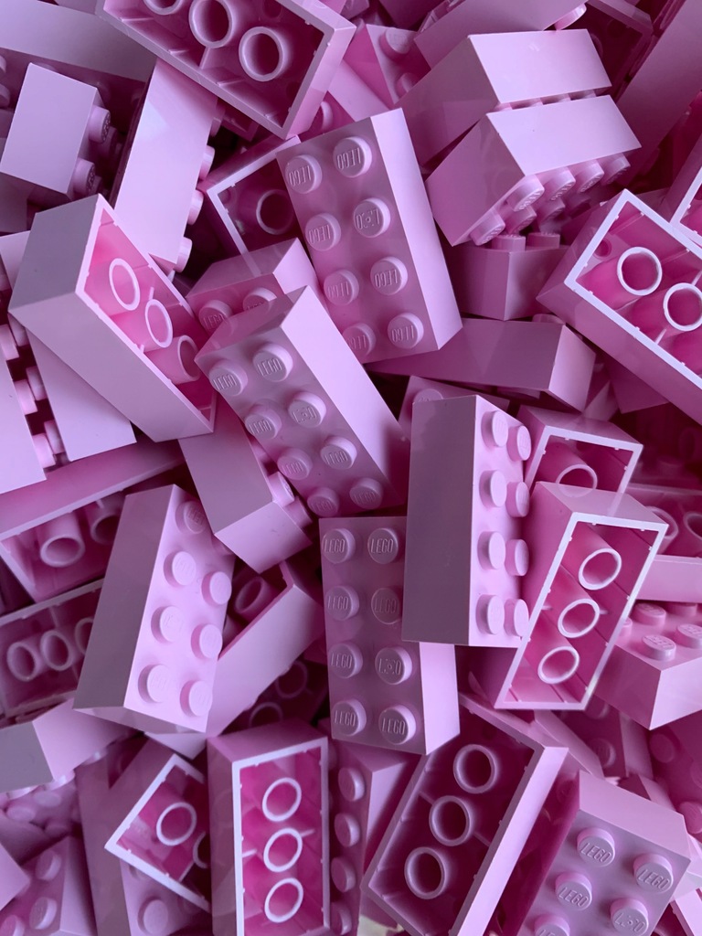 Klocek Lego 3001 2x4 Jasny Róż- NOWY- 20szt. - 10091042931 - oficjalne archiwum Allegro