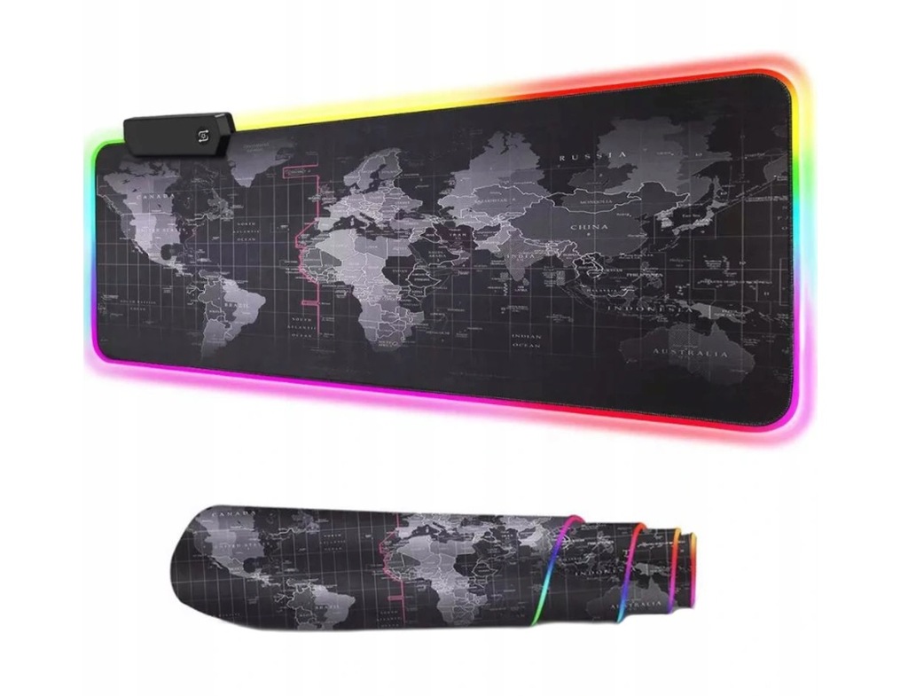 Mapa Świata Podkładka RGB LED 90 cm DLA NIEGO - 11808288837 - oficjalne ...